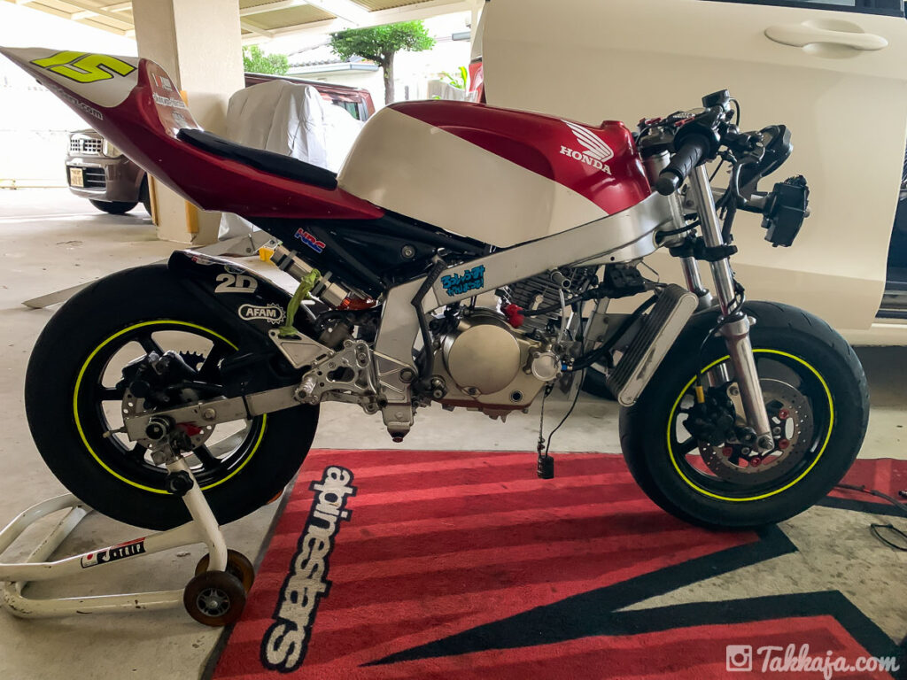 NSF100 フレーム クラック 溶接修理 | takkaja.com